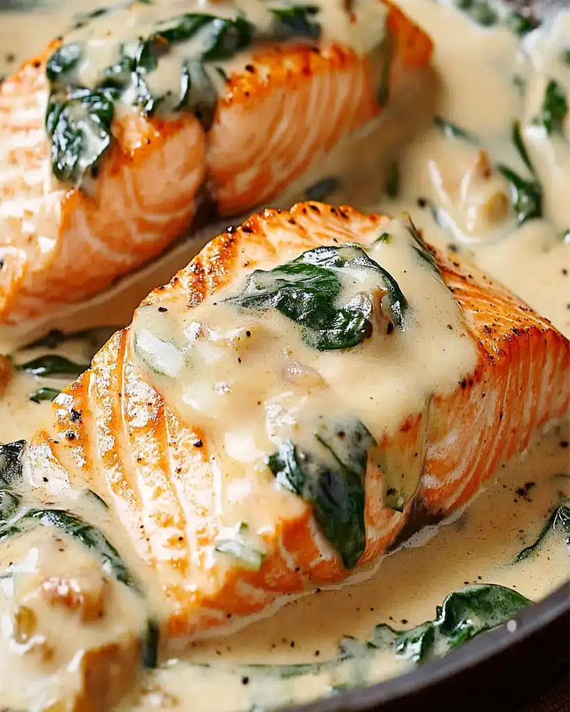 Receta de Salmón a la Florentina - Recetas de abuela
