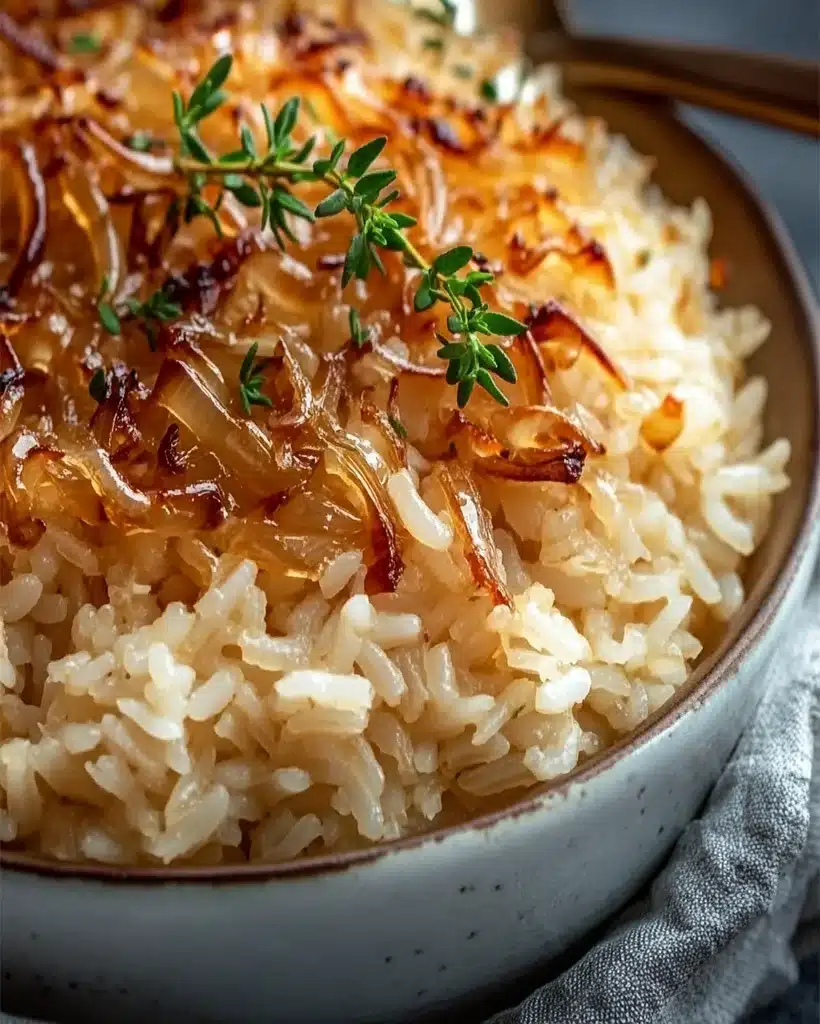 Arroz a la Cebolla Francesa: Receta Deliciosa - Recetas de abuela