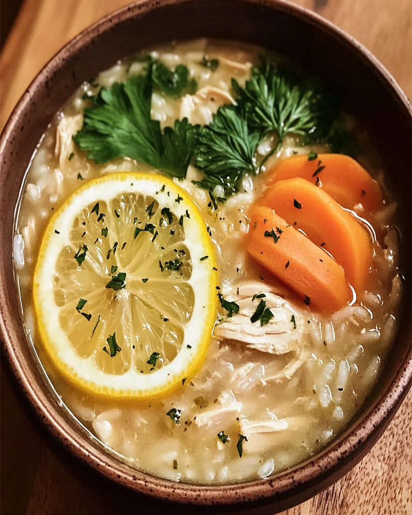 Sopa de Pollo y Arroz con Limón: Comida Reconfortante - Recetas de abuela