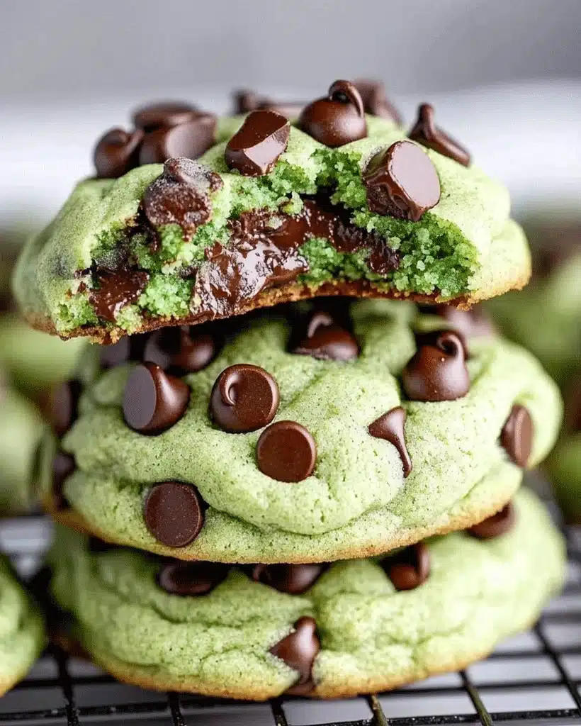 Galletas de Chispas de Chocolate con Menta - Recetas de abuela