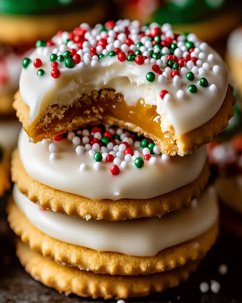 Galletas de Navidad de Galletas Ritz con Caramelo Deliciosas - Recetas ...