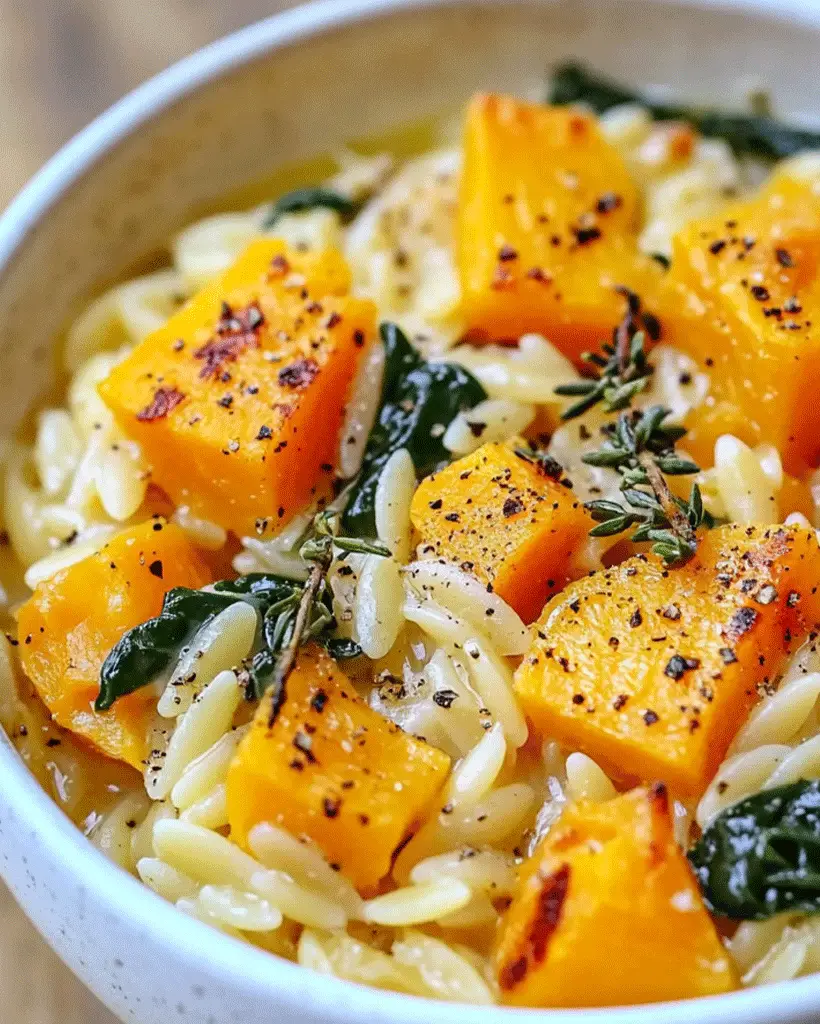 Orzo Cremoso con Calabaza Butternut: Receta Fácil de Cena - Recetas de ...