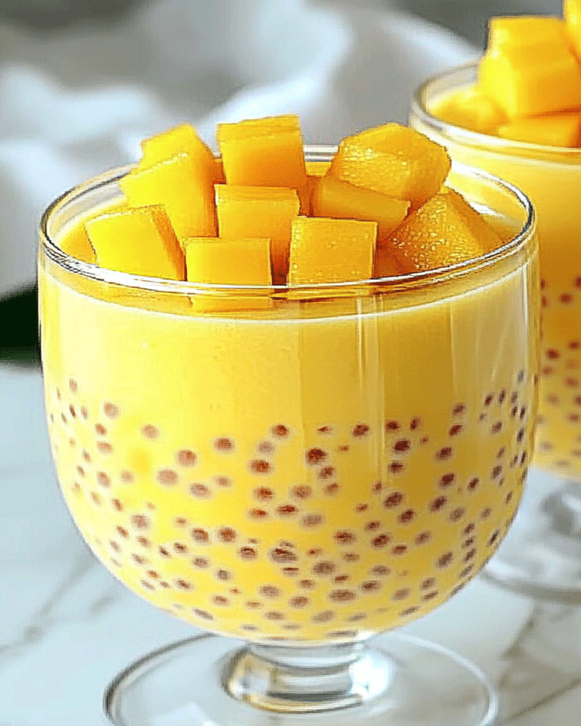 Mango Sago: Delicioso postre tropical y fácil - Recetas de abuela