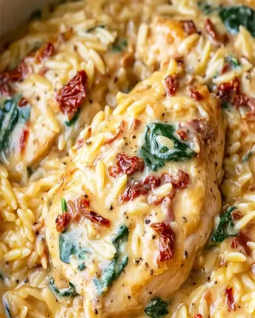 Pollo a la Toscana con Orzo: Receta fácil para cena - Recetas de abuela