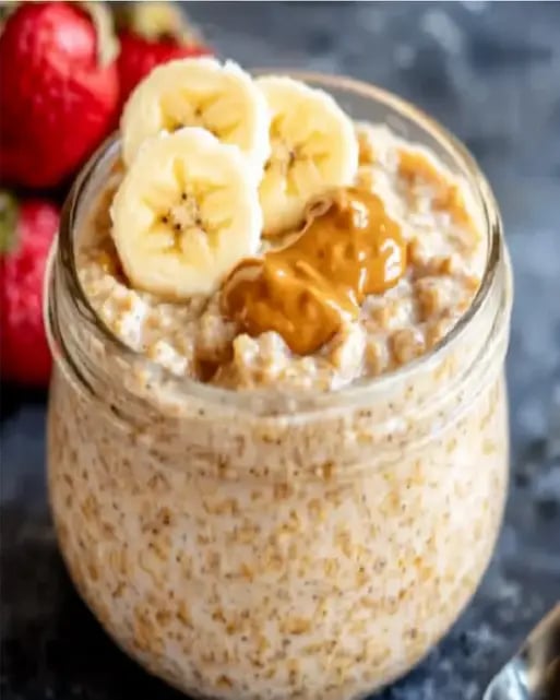 Avena Overnight con Mantequilla de Maní: Receta Fácil - Recetas de abuela