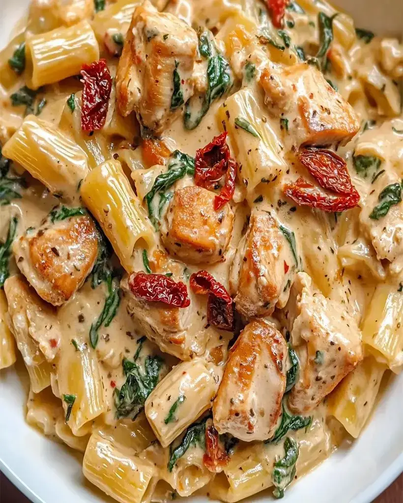 Pasta de Pollo Toscana: Receta Fácil y Rápida para Cena - Recetas de abuela