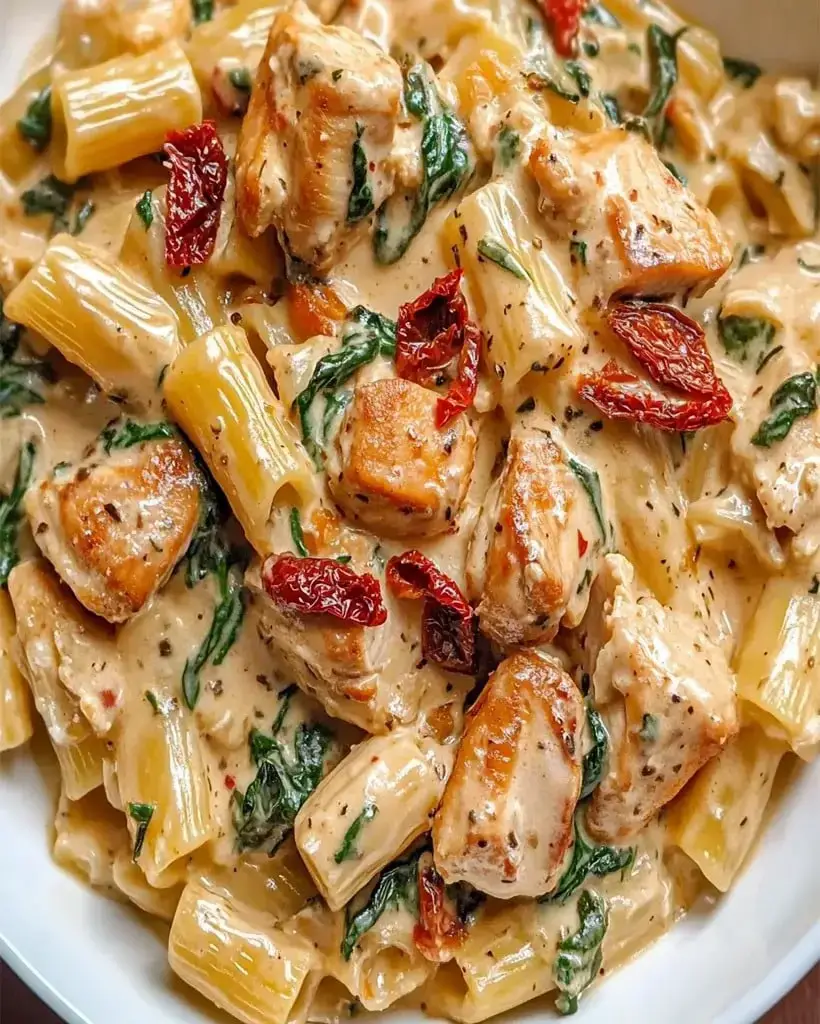 Pasta con Pollo al Estilo Toscano: Receta Fácil y Rápida - Recetas de ...
