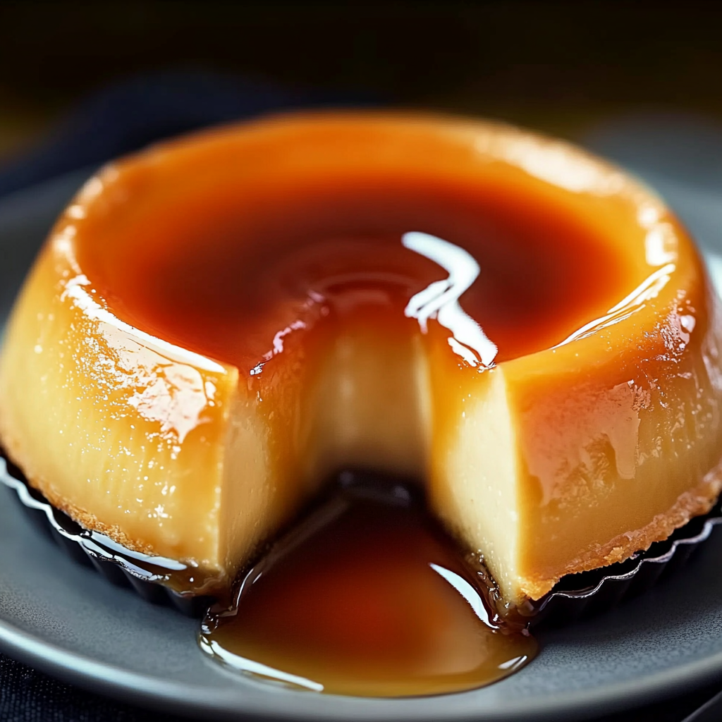 Flan de Vainilla en Molde de Aro con Caramelo - Recetas de abuela