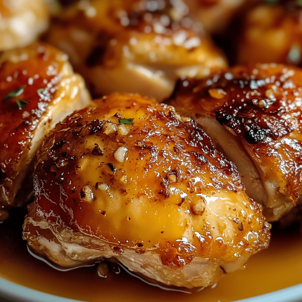 Pollo al Horno con Ajo y Azúcar Moreno - Recetas de abuela