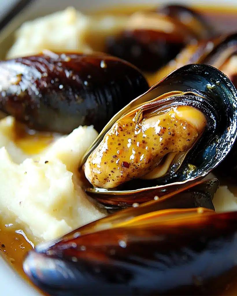 Muslitos a la mostaza y miel con puré de patata - Recetas de abuela