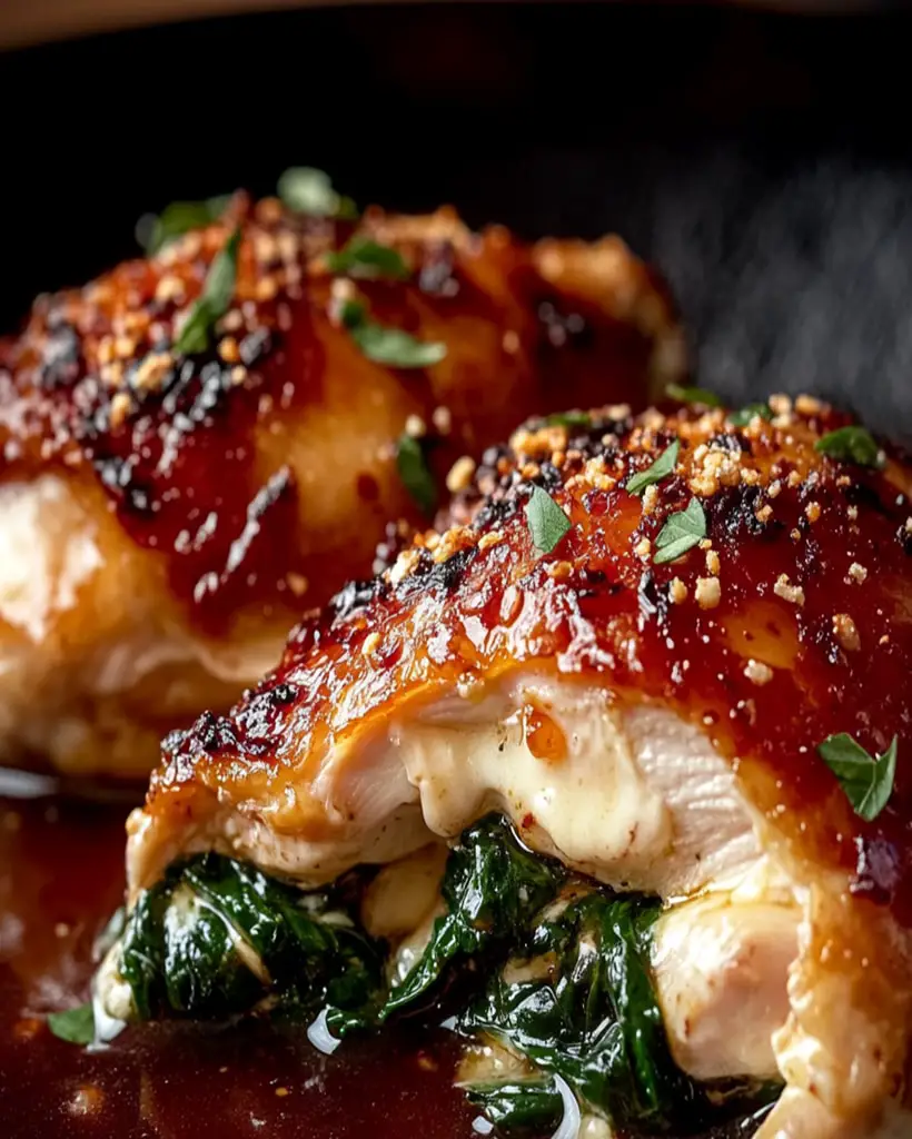 Pollo a la Philadelphia con Espinacas - Recetas de abuela