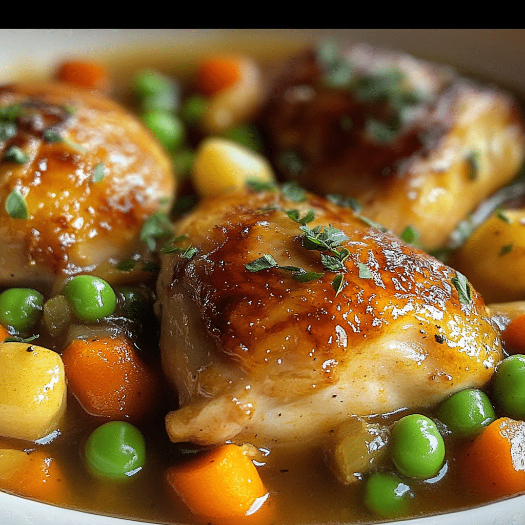 Receta de Pollo a la Jardinera 🍗🥕🍅 - Recetas de abuela