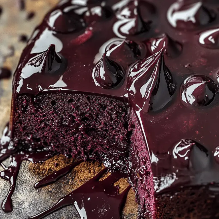 Pastel de Betabel y Chocolate con Cobertura Brillante de Chocolate ...