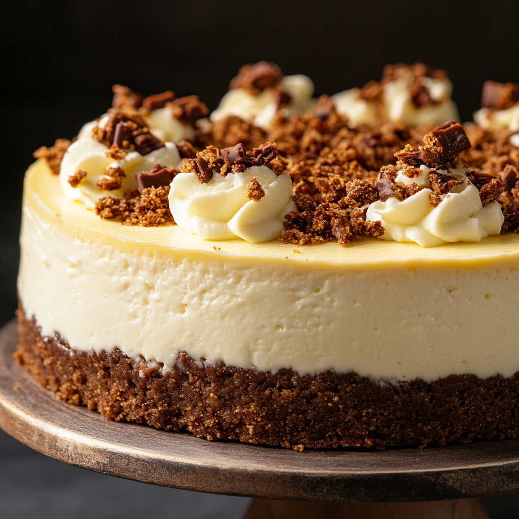 Cheesecake Cremoso con Base de Galleta y Topping - Recetas de abuela