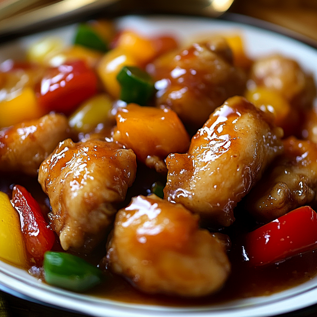 Receta de Pollo Agridulce 🍗🍍🥢 - Recetas de abuela