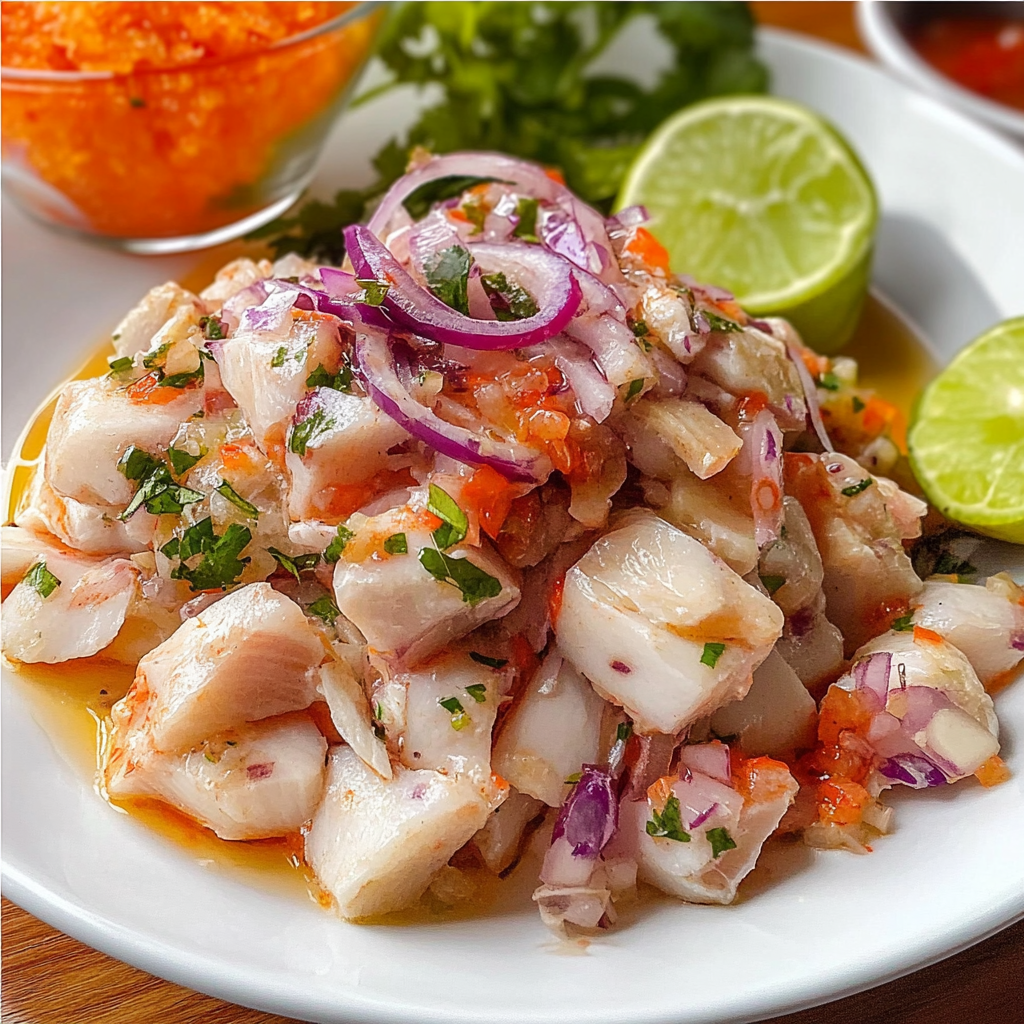 Mejor Receta Fácil y Rápida de Ceviche Peruano Clásico de Pescado