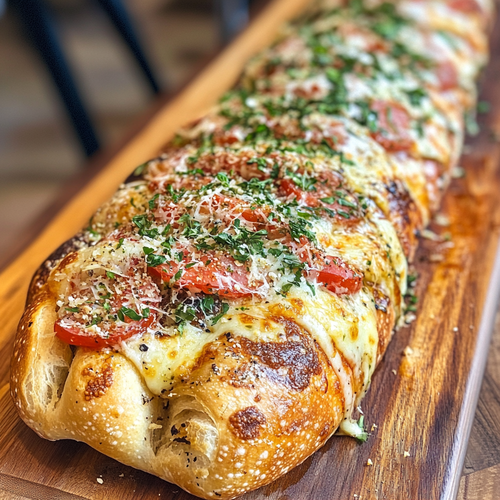 Delicioso Stromboli Italiano en 40 minutos - Recetas de abuela