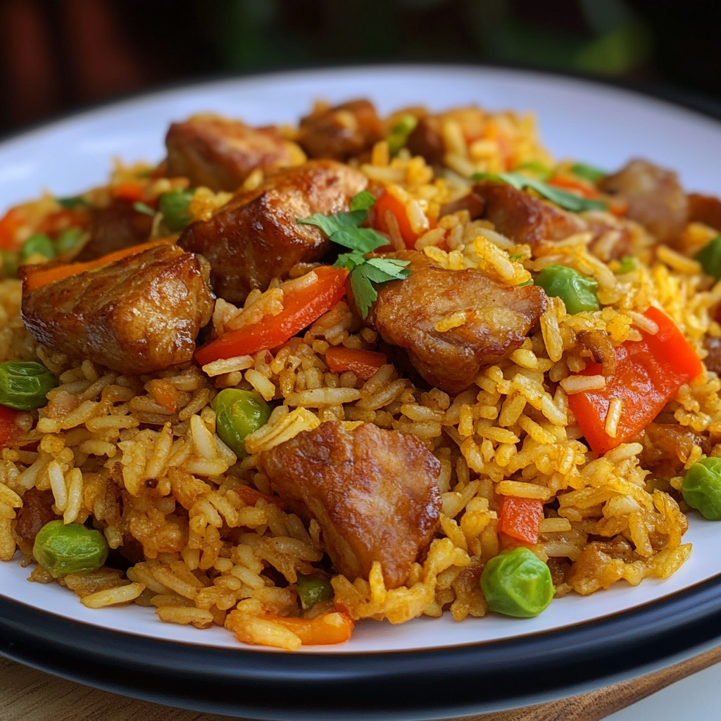 El mejor Salteado de Res con Arroz Frito