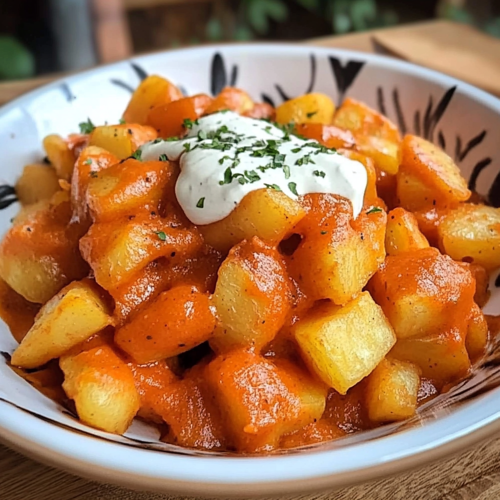 Mejor Receta Fácil y Rápida de Patatas Bravas con Truco