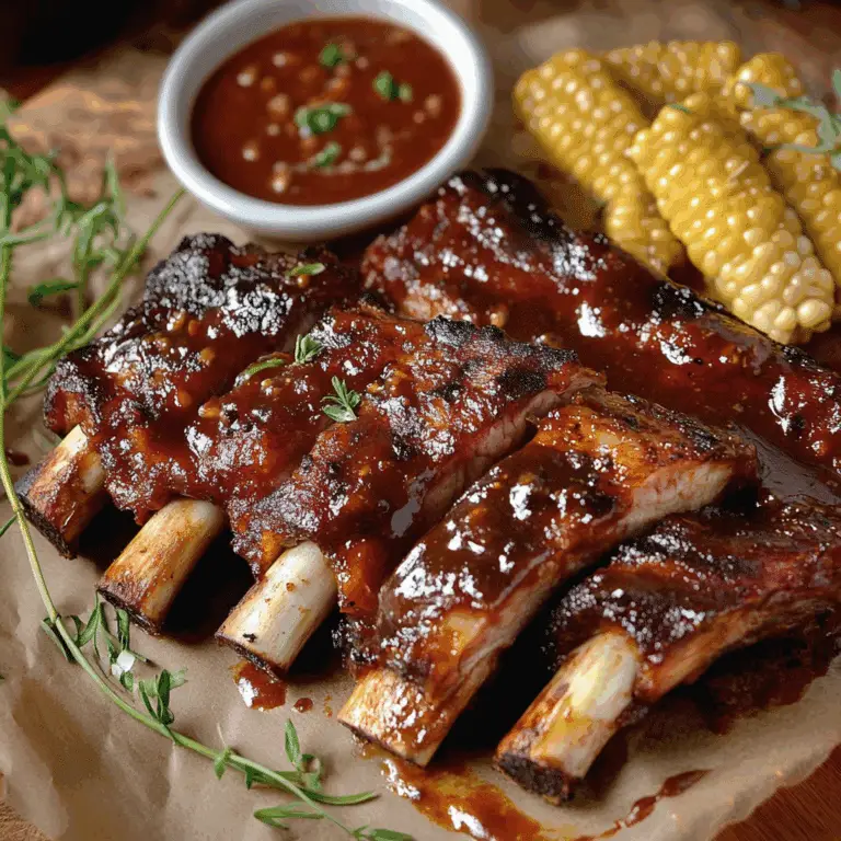 Mejor Receta Fácil y Rápida de Costillas a la Barbacoa