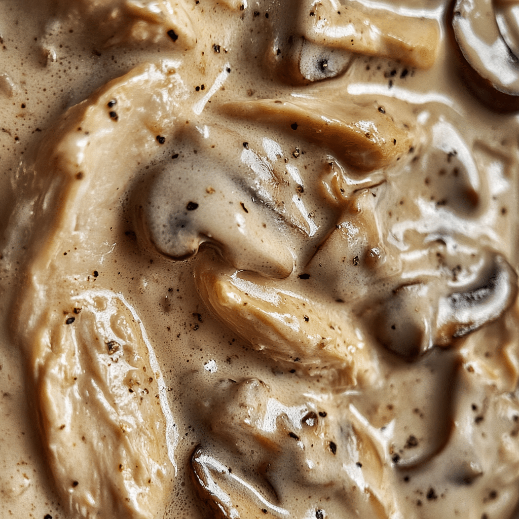 Stroganoff de Pollo y Champiñones Cremoso - Recetas de abuela