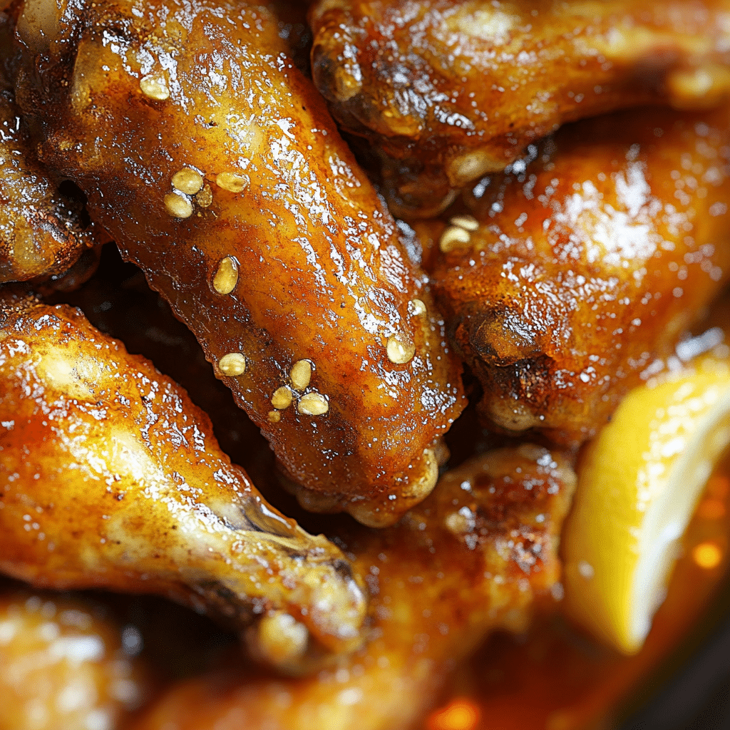 Deliciosas alitas de limón y ajo en la freidora - Recetas de abuela