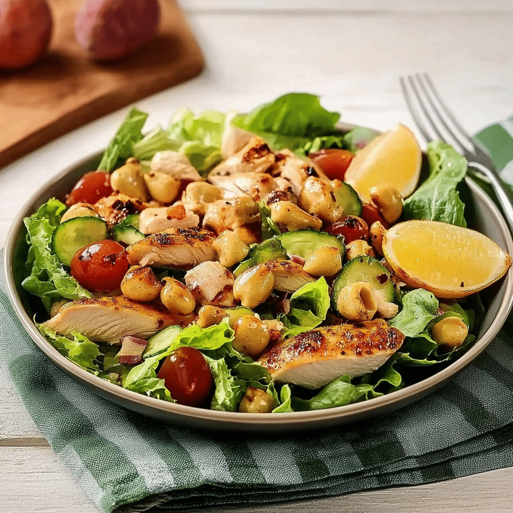 Ensalada de Pollo: Ideas Gourmet con Cacahuates