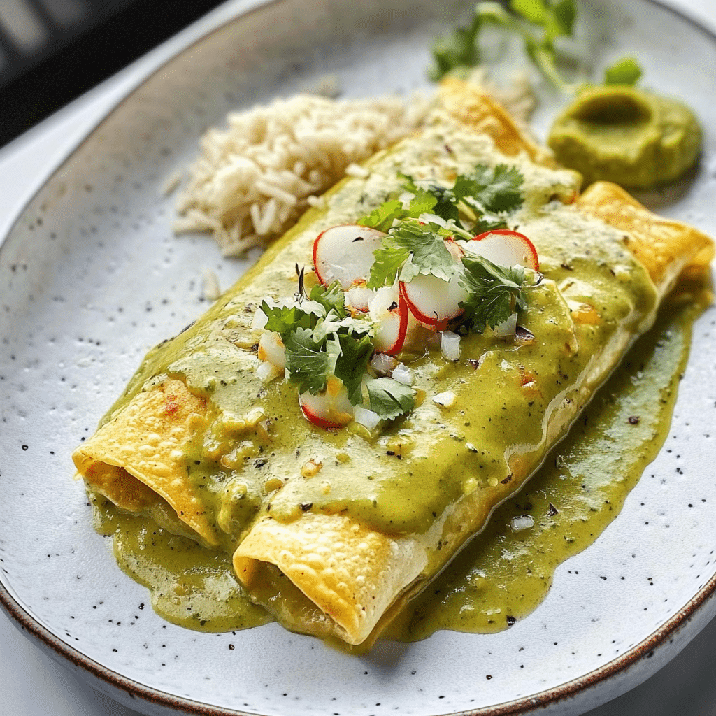Enchiladas Suizas Verdes Auténticas: Receta Deliciosa