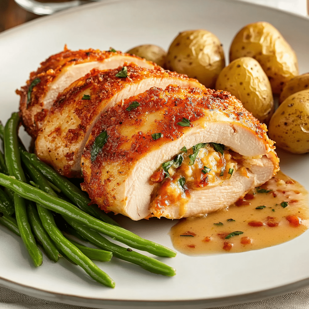Pechugas de pollo rellenas: receta exquisita y fácil