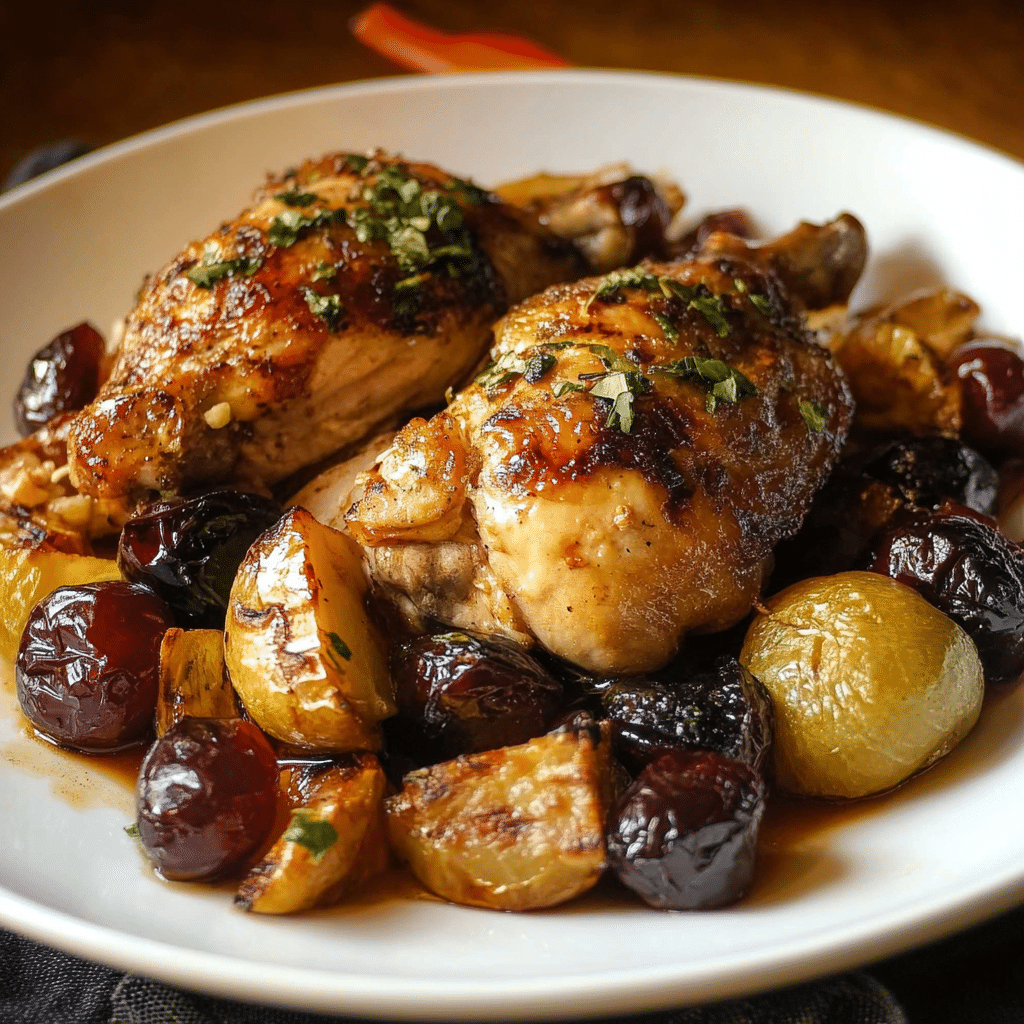 Mejor Receta Fácil y Rápida de Pollo Asado con Frutos Secos