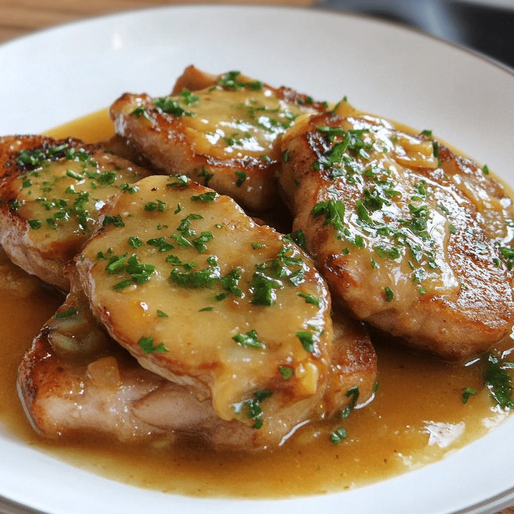 Mejor Receta Fácil y Rápida de Filetes de Cerdo en Salsa de Cebolla