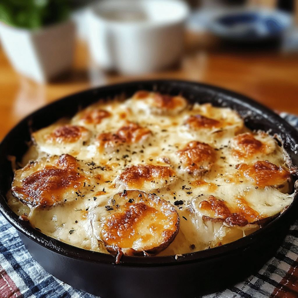 Mejor Receta Fácil y Rápida de Papas Gratinadas con Queso y Tocino