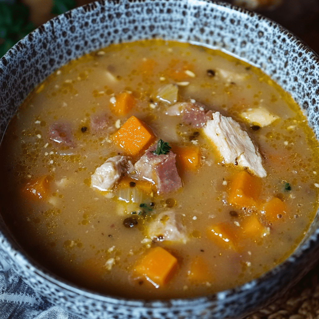 Sopa de Lentejas Receta con Pollo y Jamón Fácil
