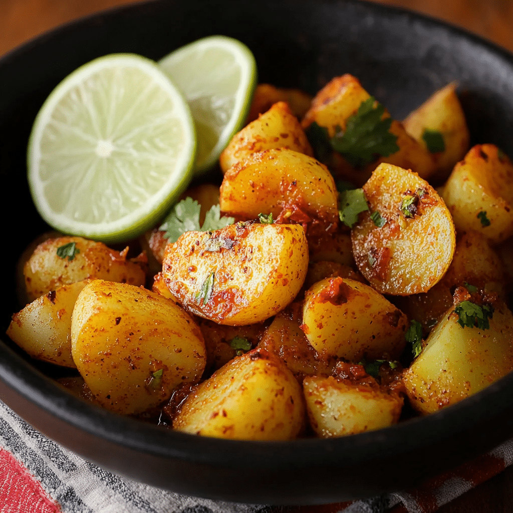Mejor Receta Fácil y Rápida de Papas con Chile y Limón