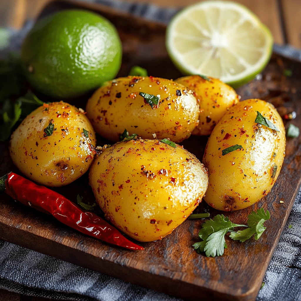 Mejor Receta Fácil y Rápida de Papas con Chile y Limón
