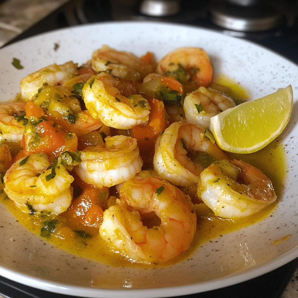 Camarones guisados receta rica y sabrosa