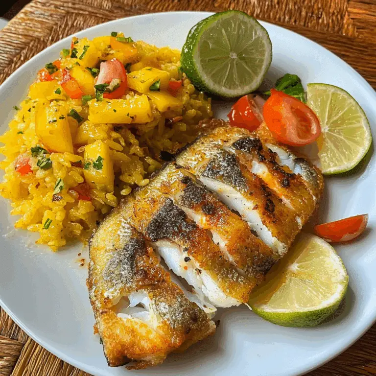 Mejor Receta Fácil y Rápida de Pescado Frito con Guarnición de Arroz y ...