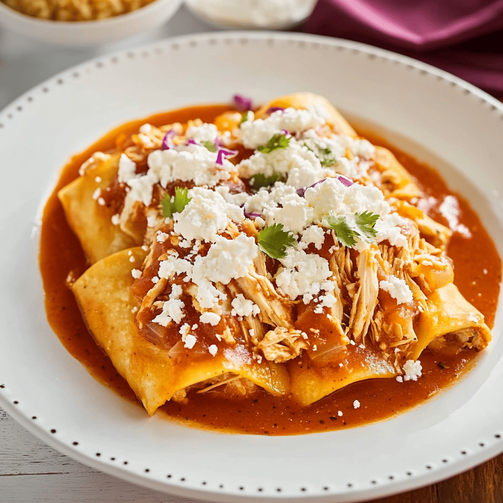 Entomatadas Mexicanas: Receta Tradicional con Pollo