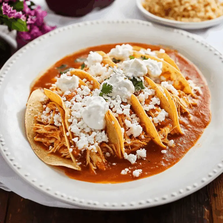 Entomatadas Mexicanas: Receta Tradicional con Pollo
