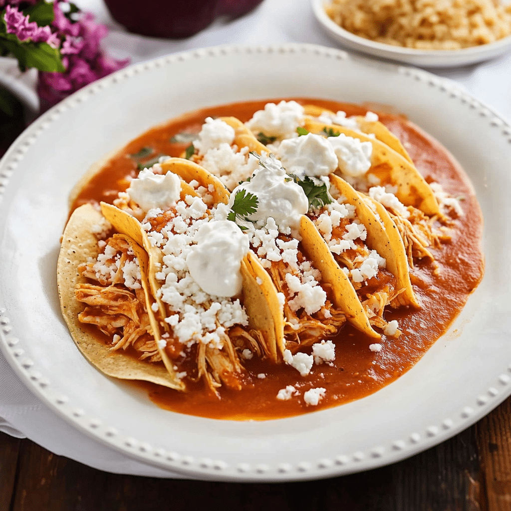 Entomatadas Mexicanas: Receta Tradicional con Pollo