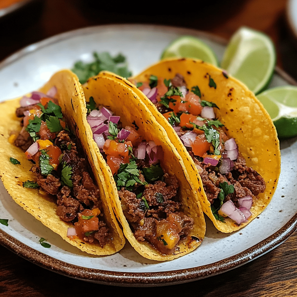 Tacos de Carne Cremosos - Delicia Inolvidable