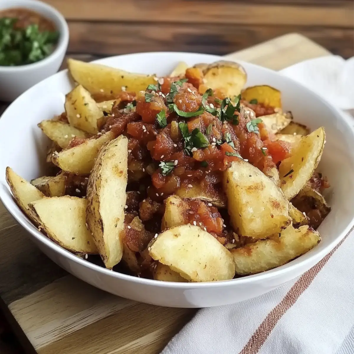 Papas Fritas Gajo - Receta Deliciosa con Salsa