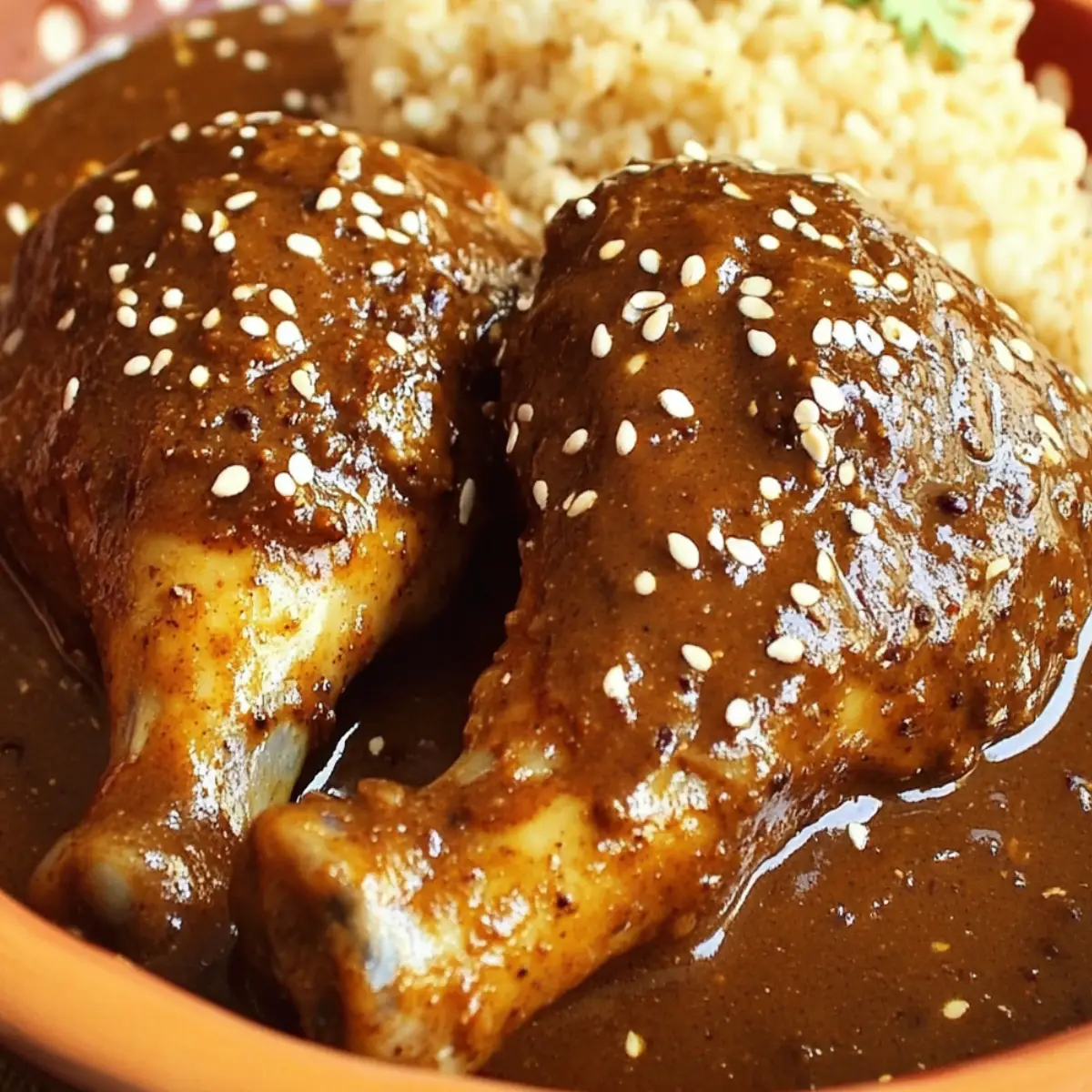 Pollo con mole: auténtico sabor mexicano en casa