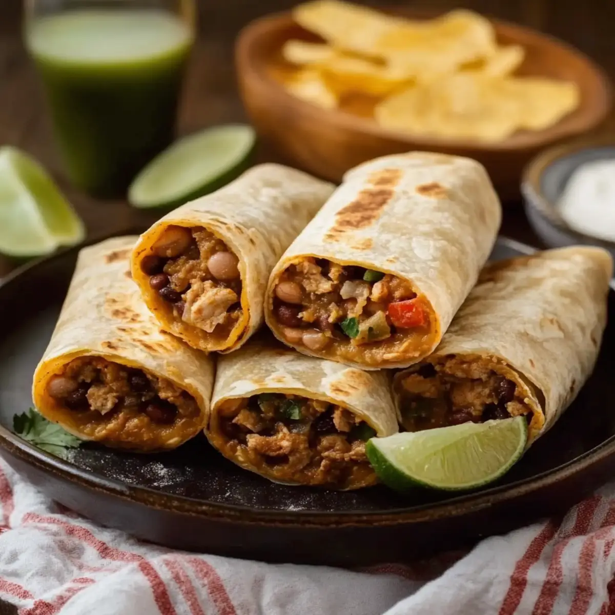 Burritos de Frijol y Salchichas: Receta Fácil y Deliciosa