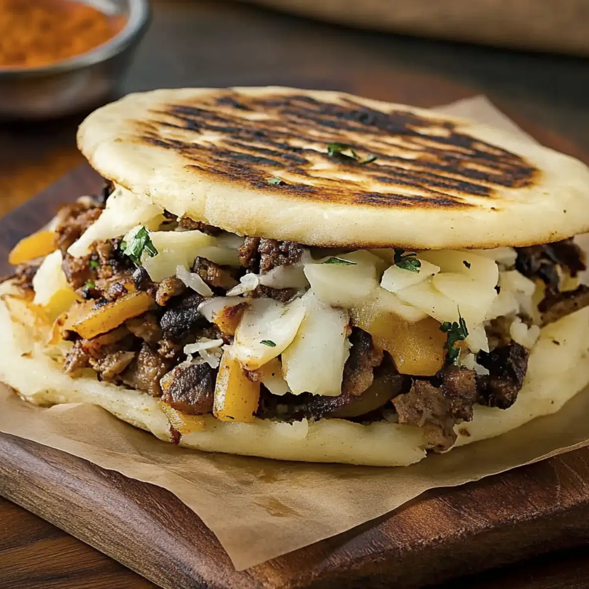 Arepa Pabellón: Sabor Venezolano Auténtico
