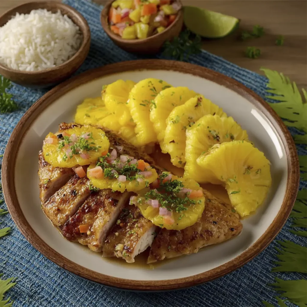 Pechugas a la hawaiana: Delicia Tropical Fácil