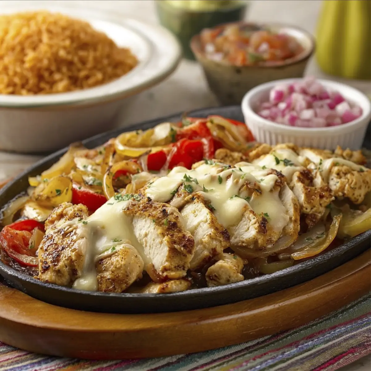 Alambre de Pollo con Queso: Delicia en Cada Bocado