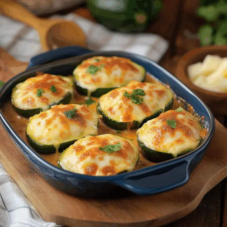 Calabacitas Rellenas de Queso: Delicioso Plato Fácil