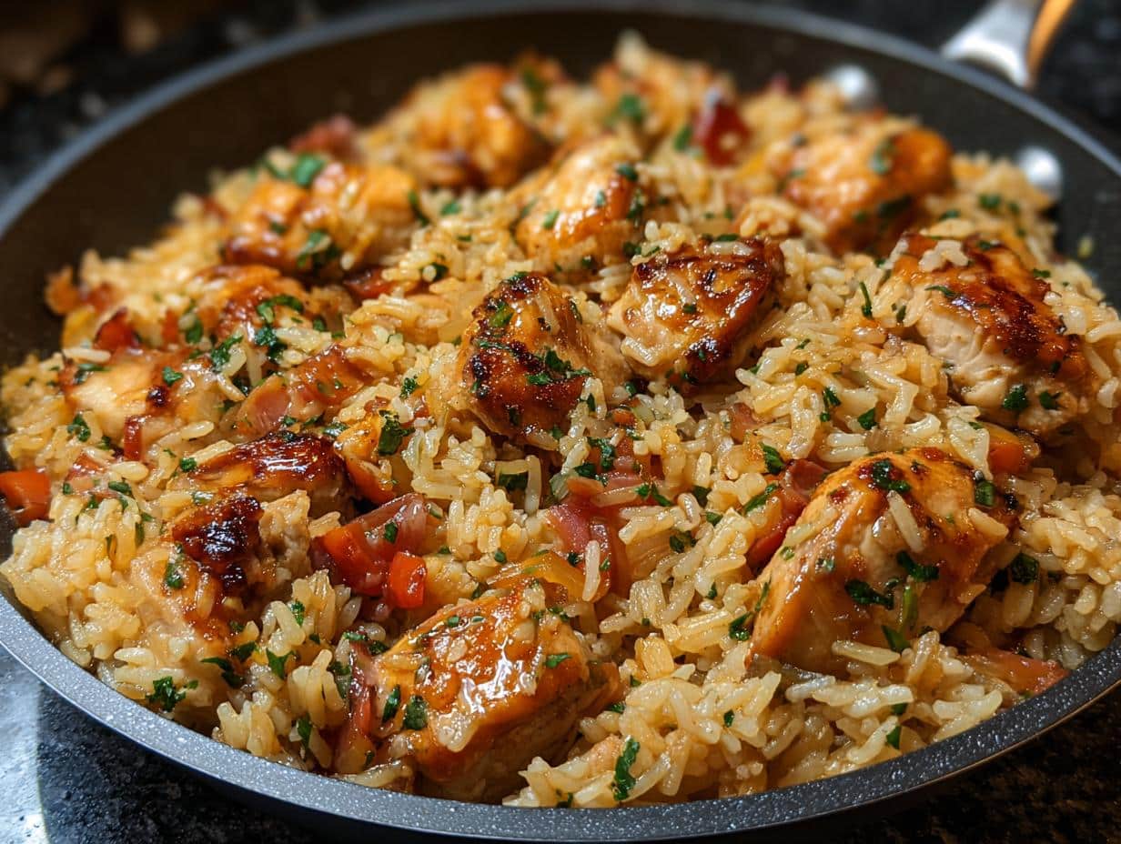 Arroz Con Pollo BBQ: Sabor Increíble - Recetas de abuela