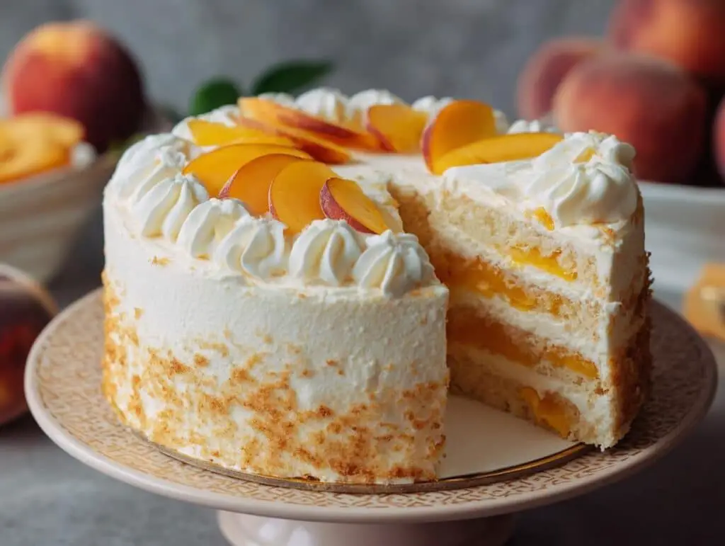 Torta de Durazno Esponjosa: Receta en 40 Minutos